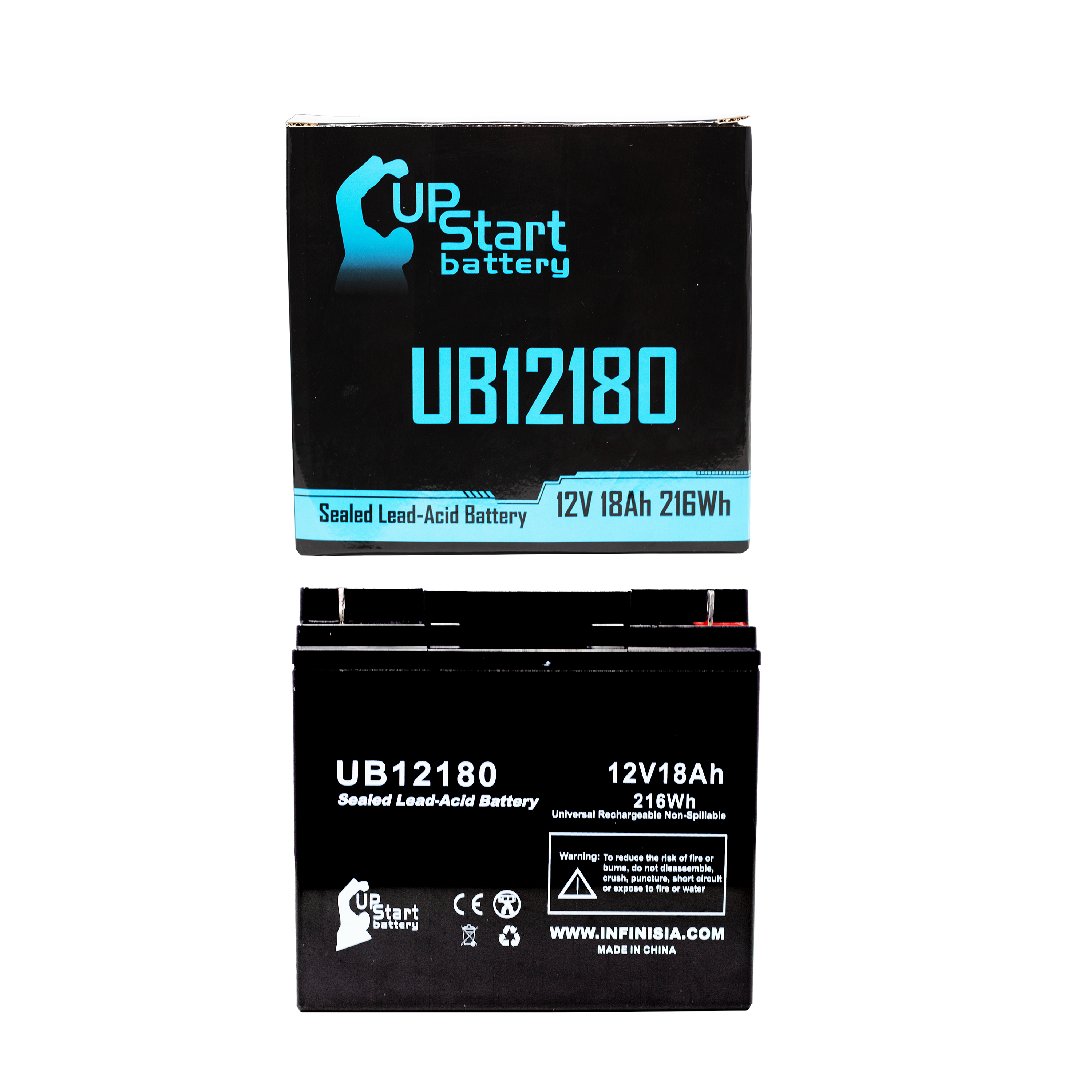 Access Battery 12581 Battery - Replaces UB12180 Universal Sealed Lead ...